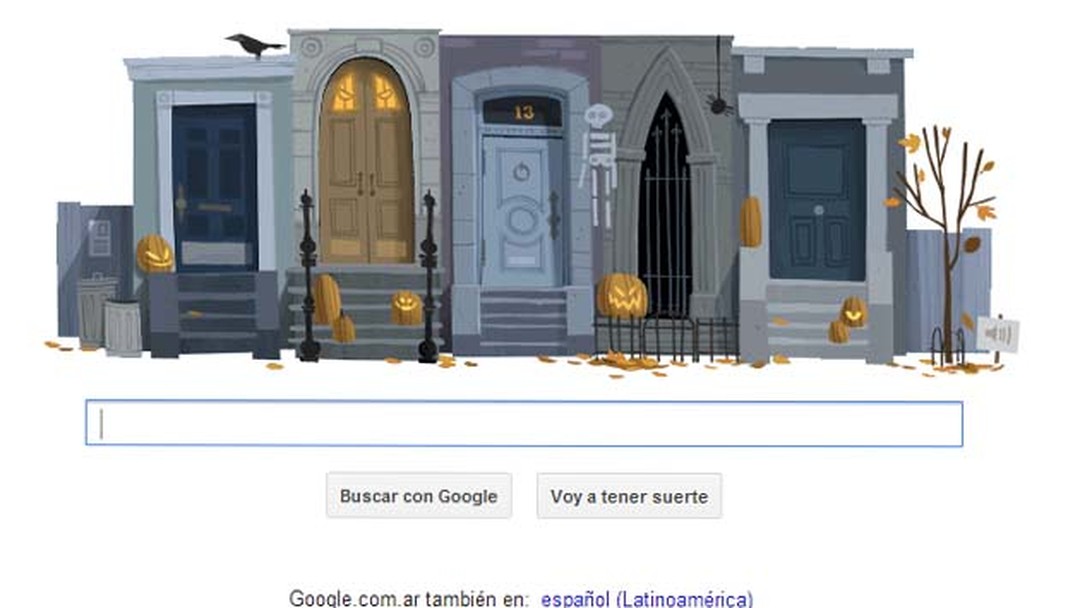 Un "doodle" que da miedo: Google celebra hoy la Noche de Brujas