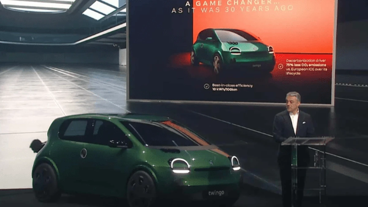 Renault presentó uno de sus modelos históricos 100% eléctrico