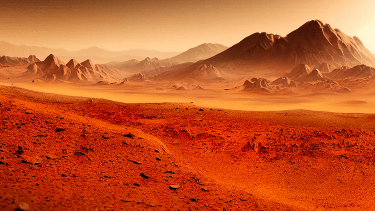 El helicóptero Ingenuity mostró lo que ve cuando sobrevuela Marte