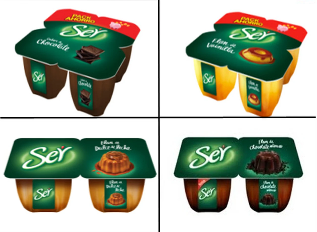 Ser renovó el packaging de sus clásicos "postrecitos"