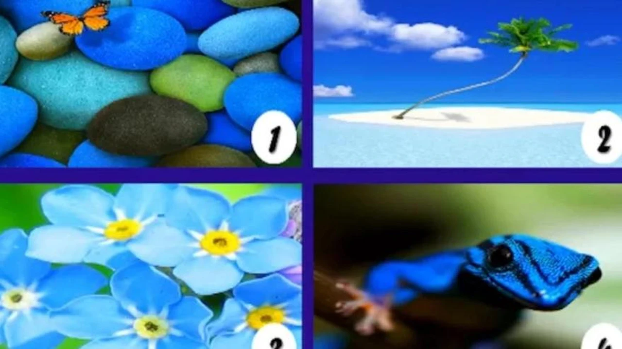 Prueba psicológica del azul que refleja aspectos de tu vida