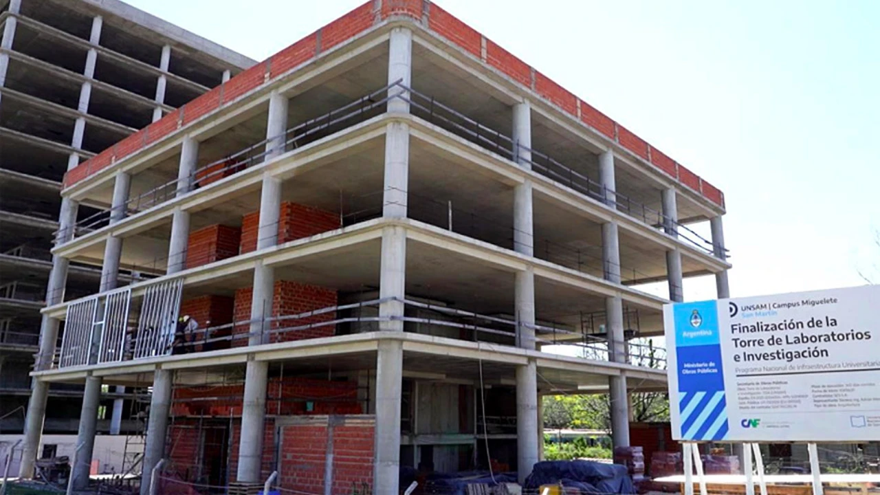 Avanza la construcción del edificio sustentable de la UNSAM