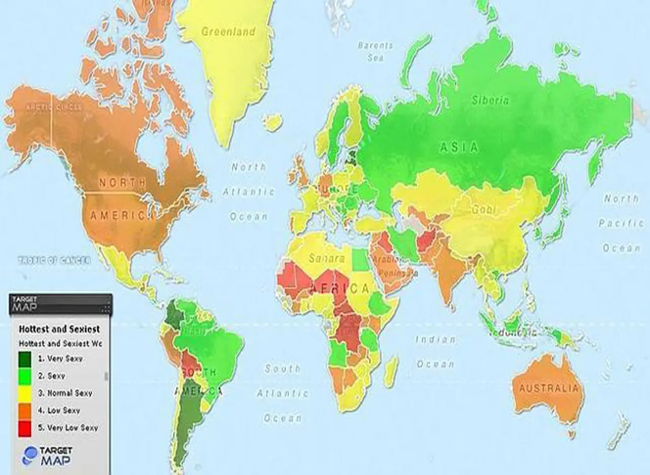 Crean un mapa que identifica a las argentinas entre las mujeres más ...