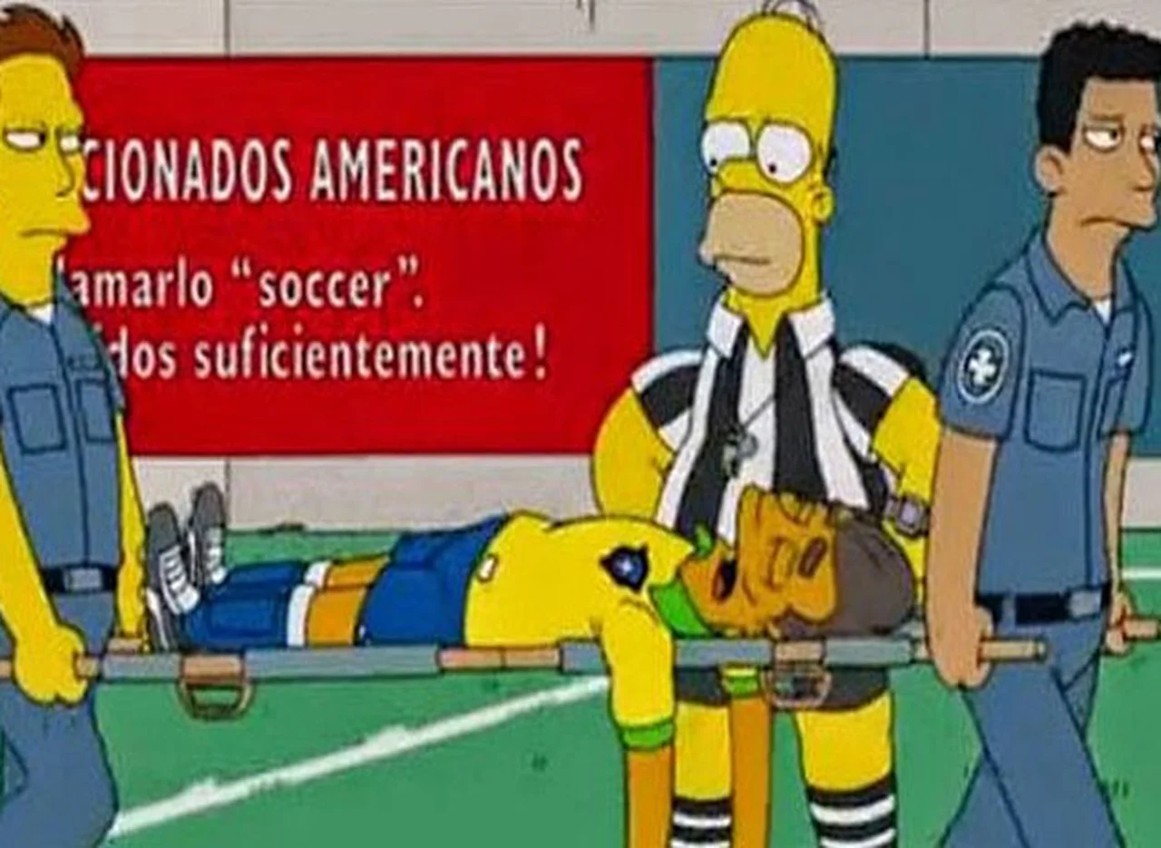 La predicción de Los Simpson: anticiparon la lesión de Neymar
