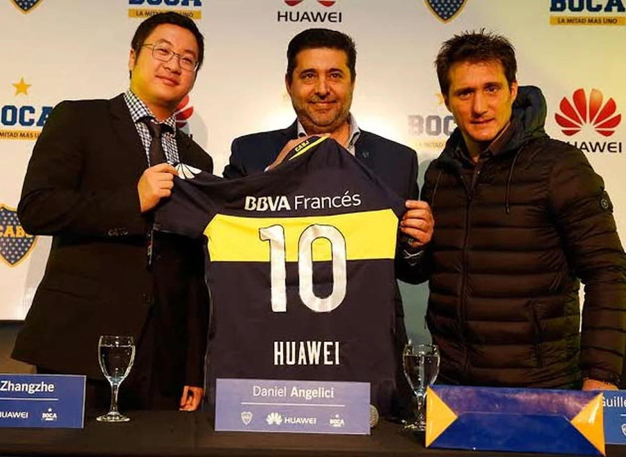 Huawei es el nuevo sponsor de Boca e invierte u$s6 millones en su camiseta