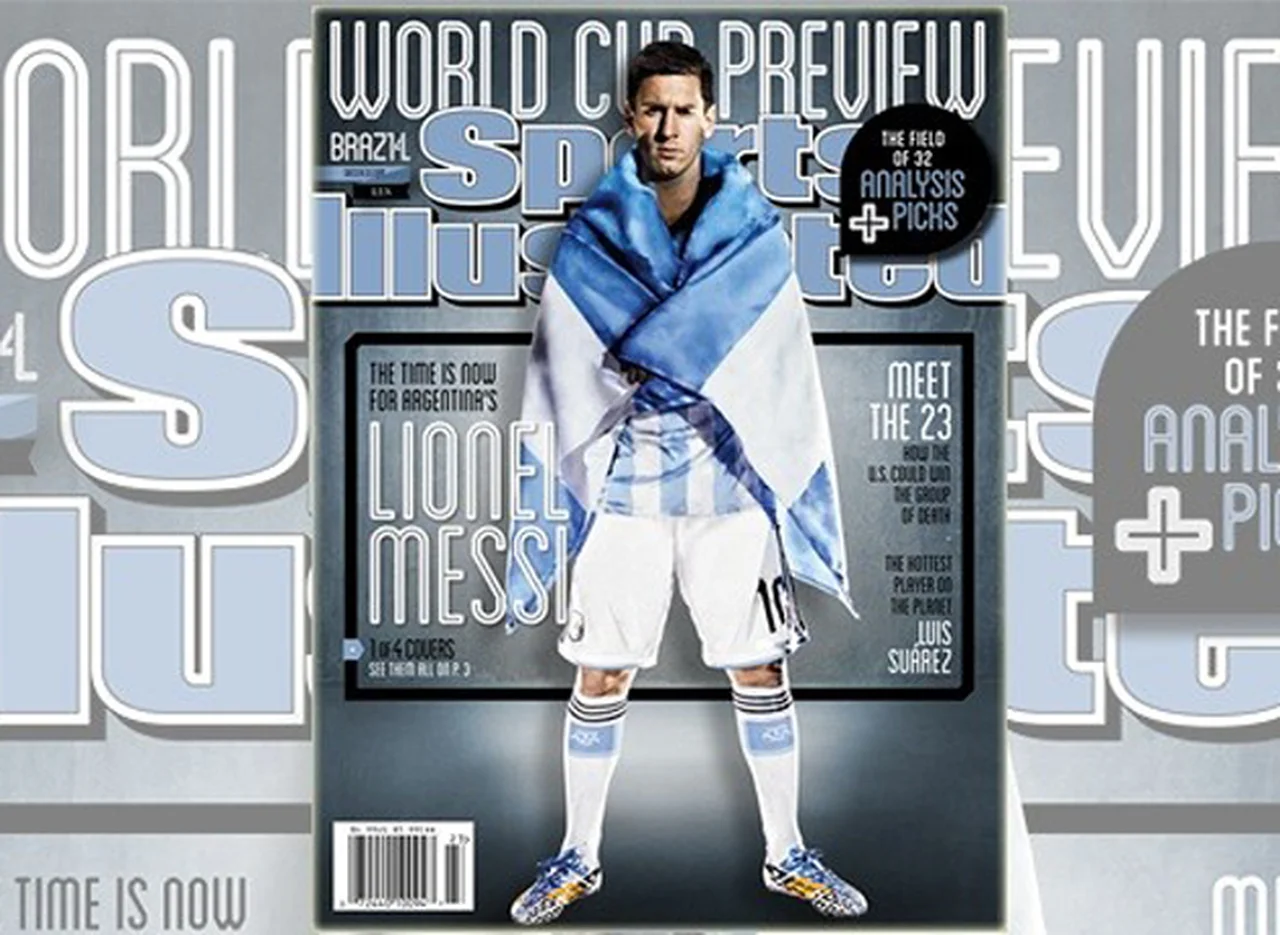 Lionel Messi protagoniza la tapa de la revista Sports Illustrated