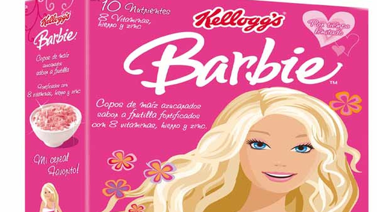 Kellogg’s ahora se asocia a Barbie para lanzar cereales color rosa