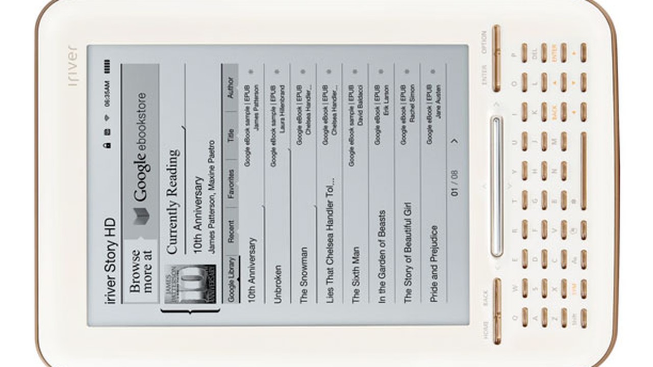 Google presenta su primer "e-reader" con Google eBooks integrado