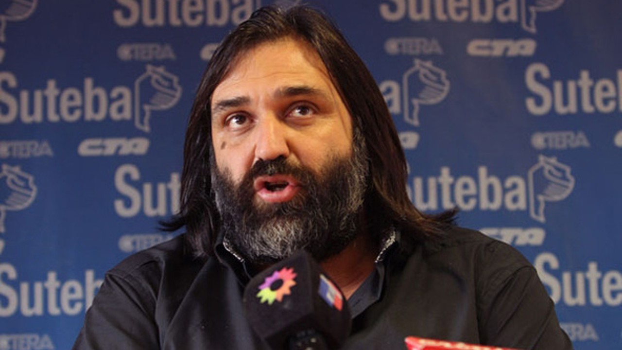 Baradel: "Si se concreta el pago del aguinaldo se resuelve el conflicto"