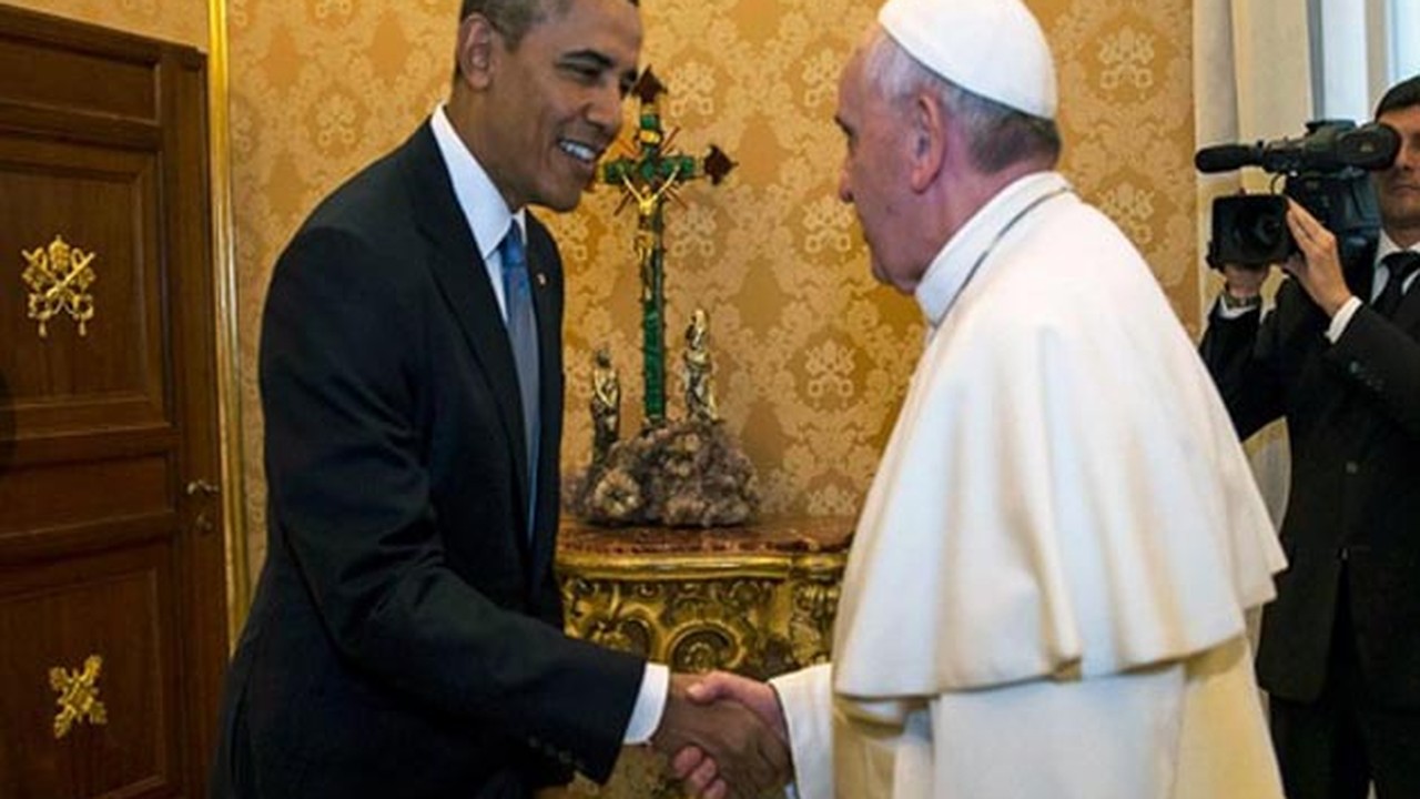 El papa Francisco recibió a Barack Obama en el Vaticano