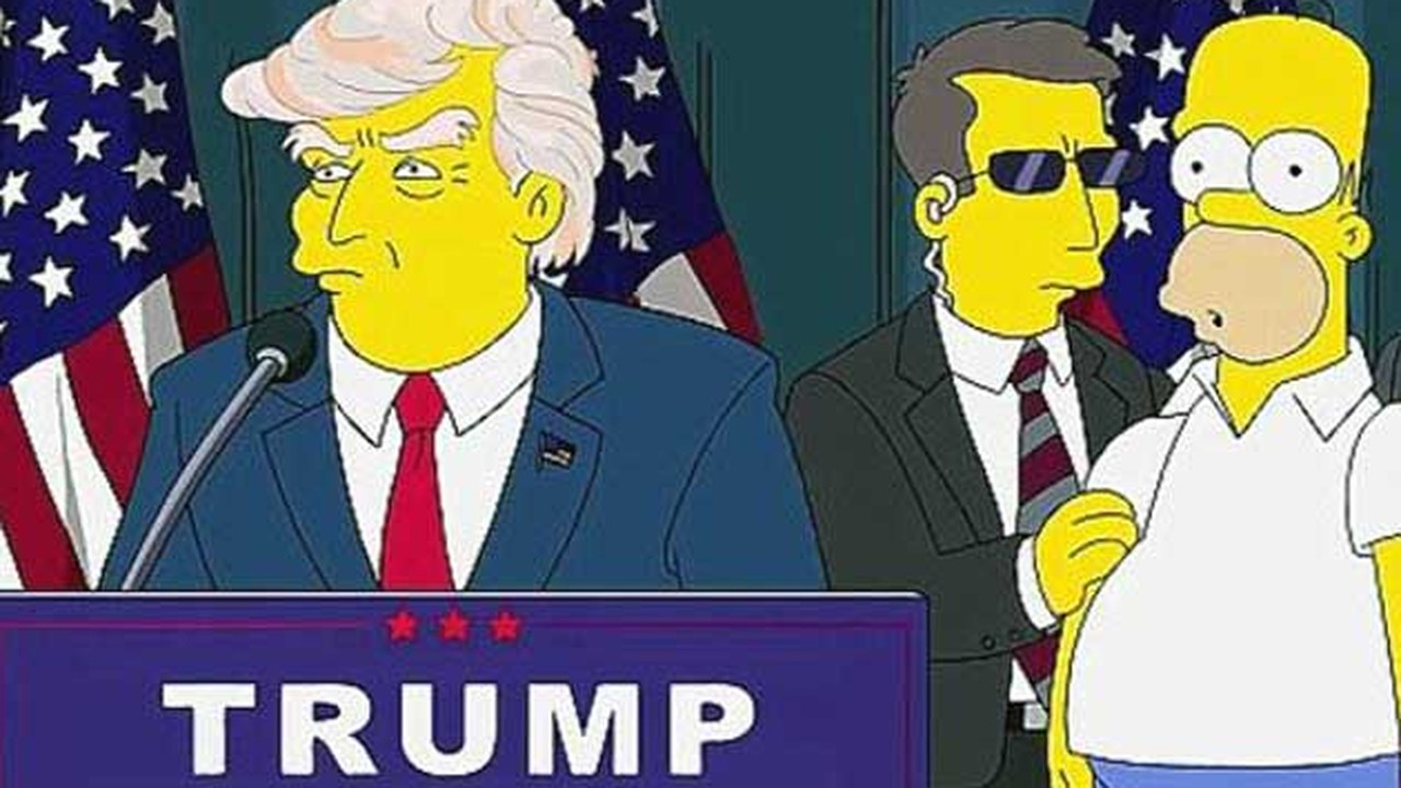 Los Simpson predijeron hace 16 años que Trump serí­a presidente