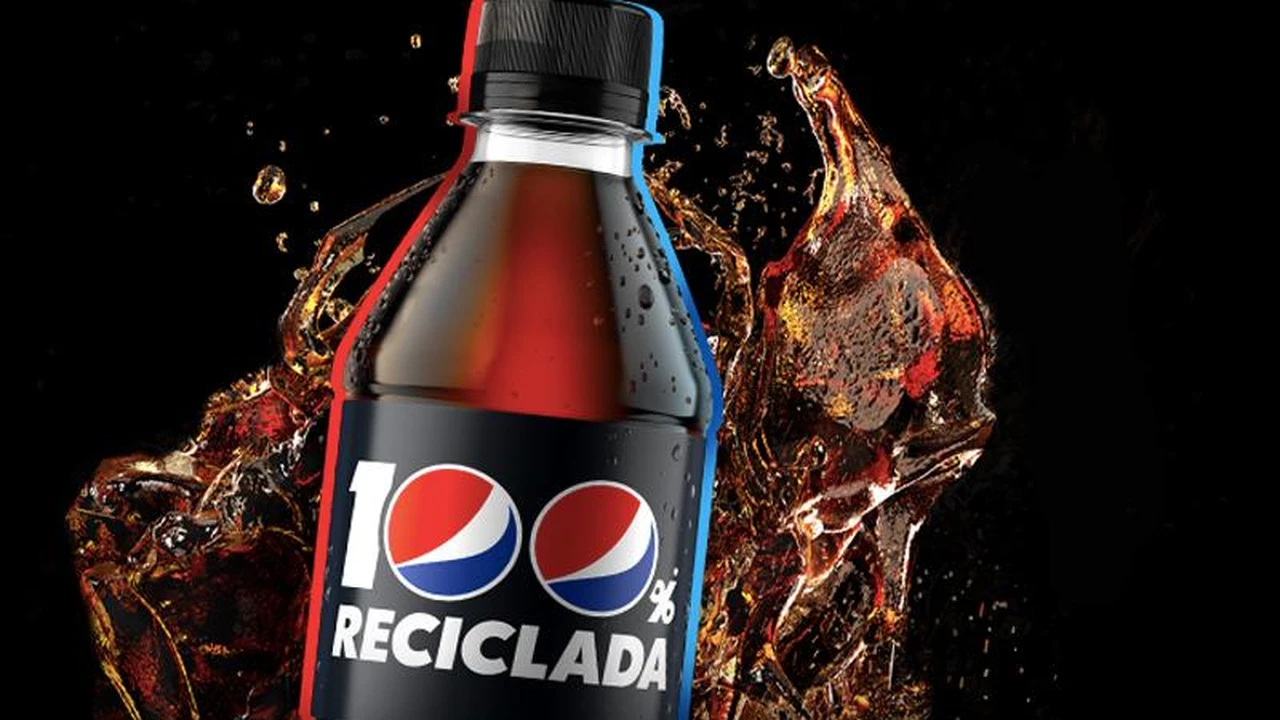 Economía circular: Así es la nueva botella de Pepsi 100% reciclada