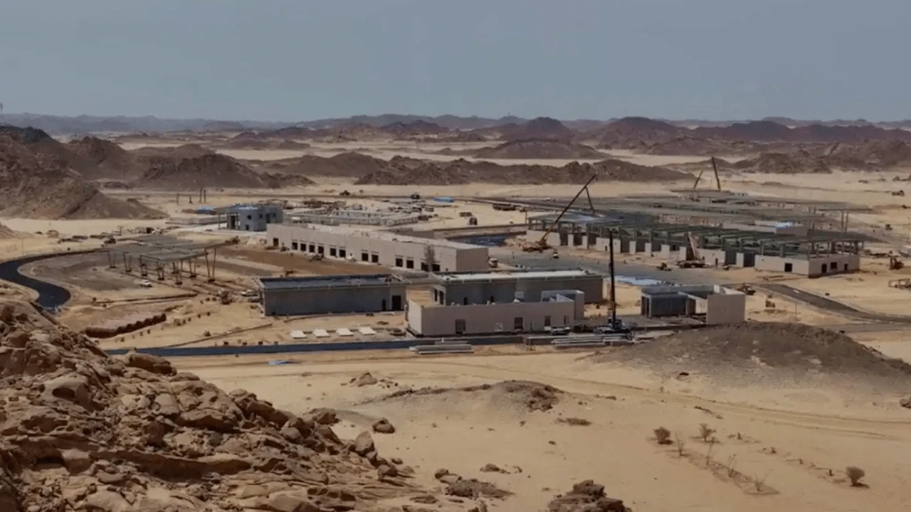 Arabia Saudita: nuevas imágenes de la construcción de The Line