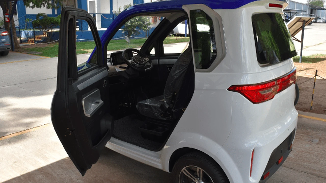 Así es Chiki, el auto eléctrico más barato de Argentina