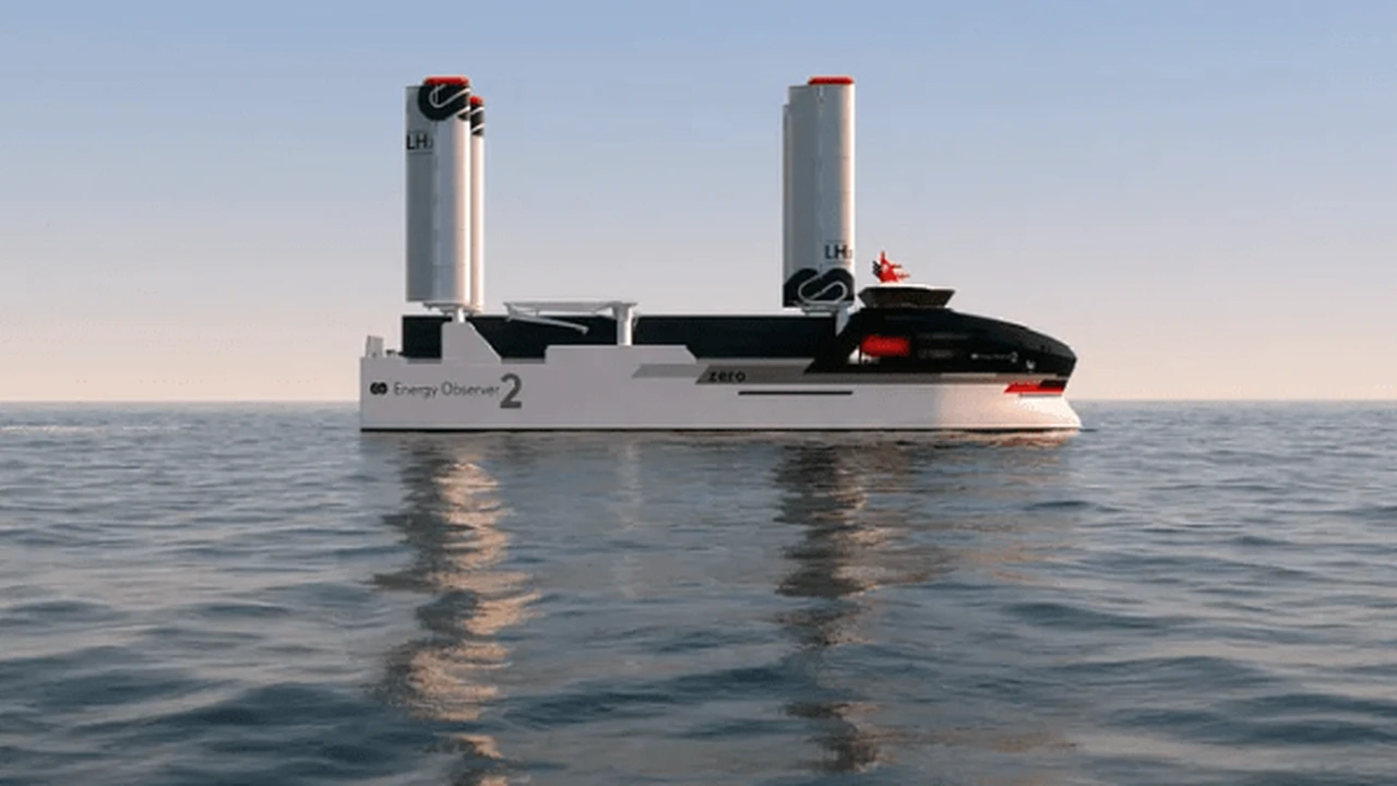 Así es Energy Observer, el primer barco en navegar con hidrógeno propio