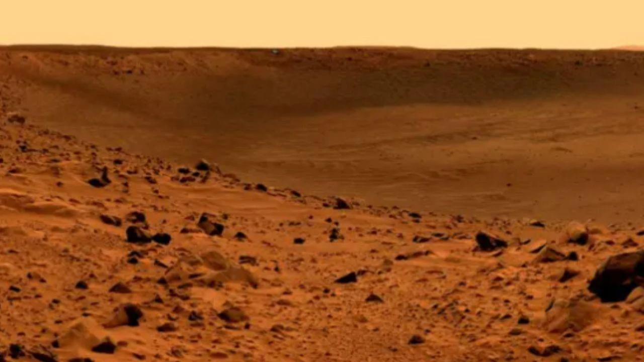 La NASA logró tomar una foto de la puesta del Sol en Marte