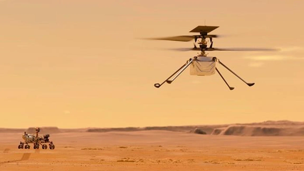 Cómo es la tecnología detrás del helicóptero Ingenuity de la NASA