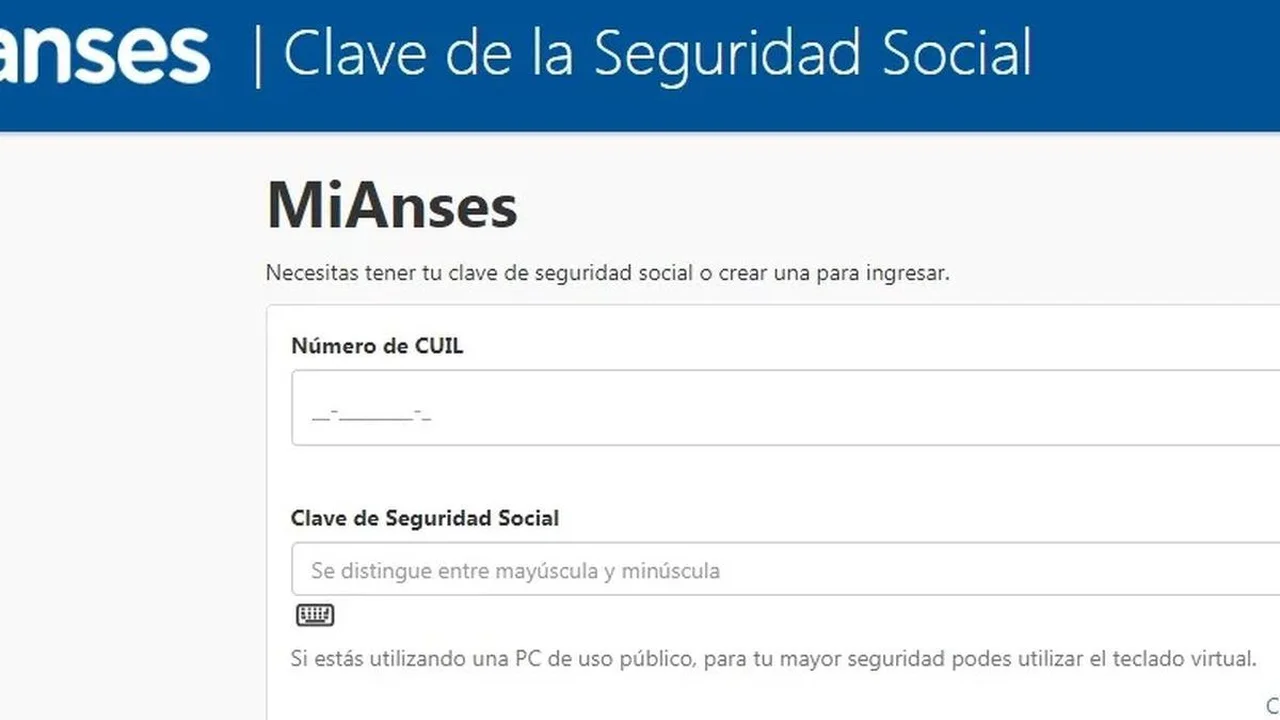 Clave de seguridad social de la ANSES: cómo sacarla de manera online ...