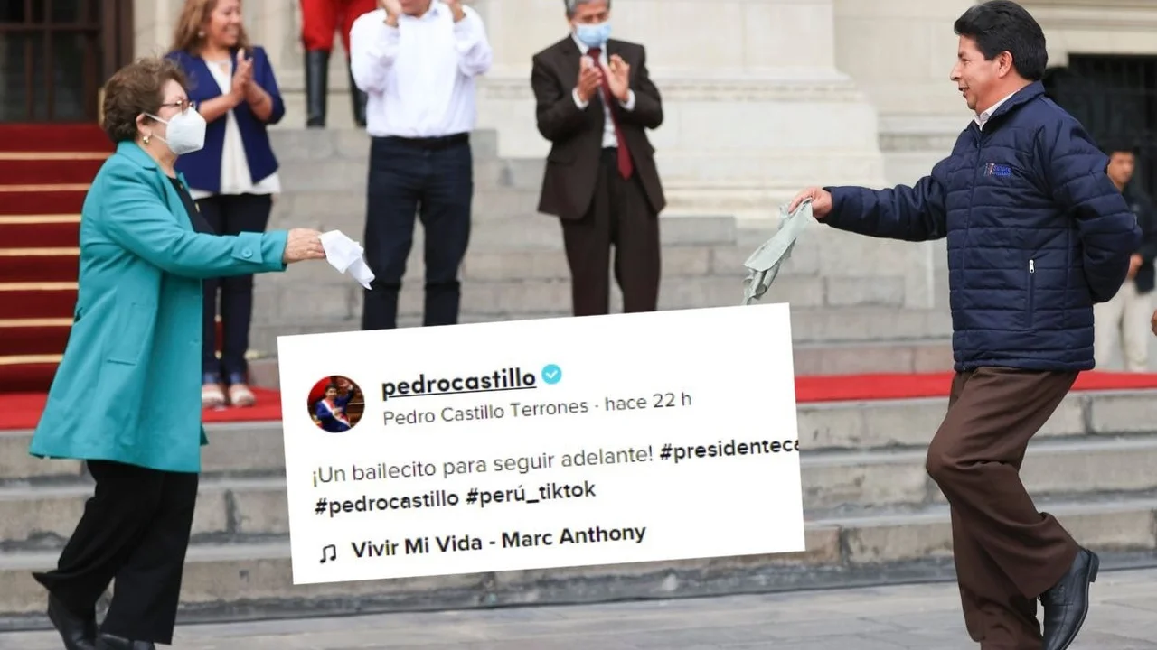 Al ritmo de Mark Anthony, Pedro Castillo estrena cuenta en TikTok