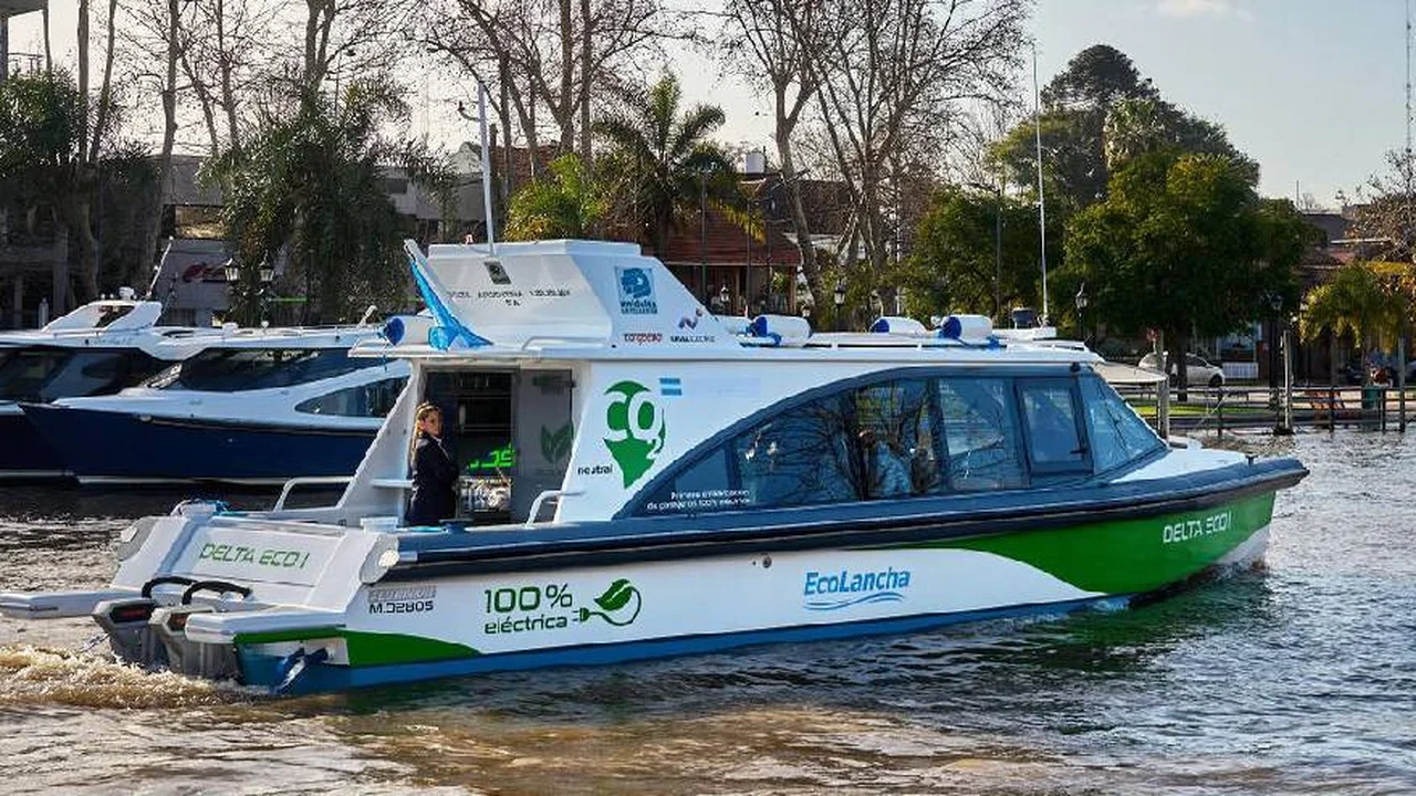 Así es la primera lancha ecológica fabricada en la Argentina