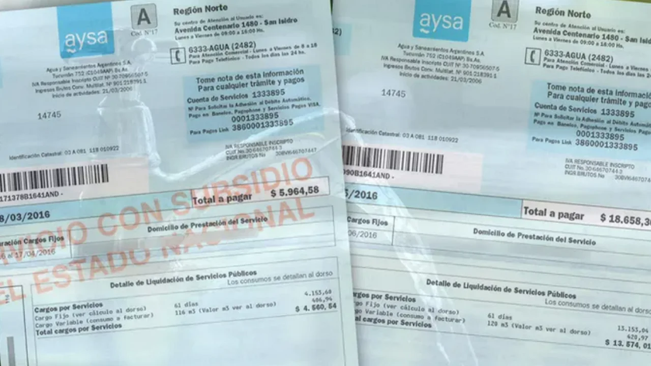 Cuándo vence una deuda con AySA y cómo saber si hay que pagarla