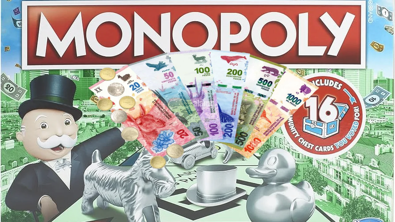 Inflación: ya conviene armar el Monopoly con billetes argentinos