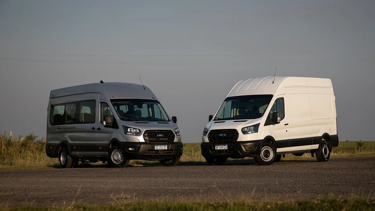 Ford lanzó la nueva Transit con más potencia y caja automática