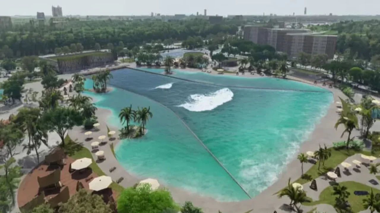 Dónde queda el SURF PARK a una hora de CABA que es FUROR