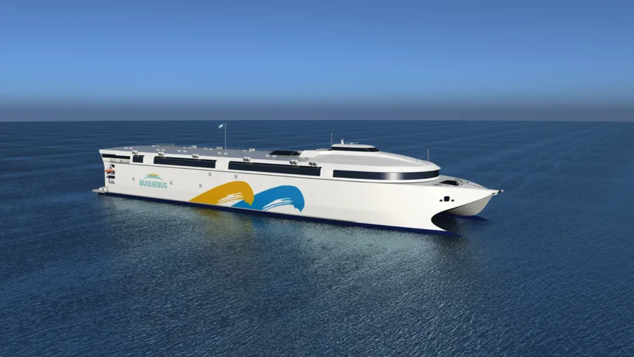 Argentina y Uruguay tendrán el ferry eléctrico más grande del mundo