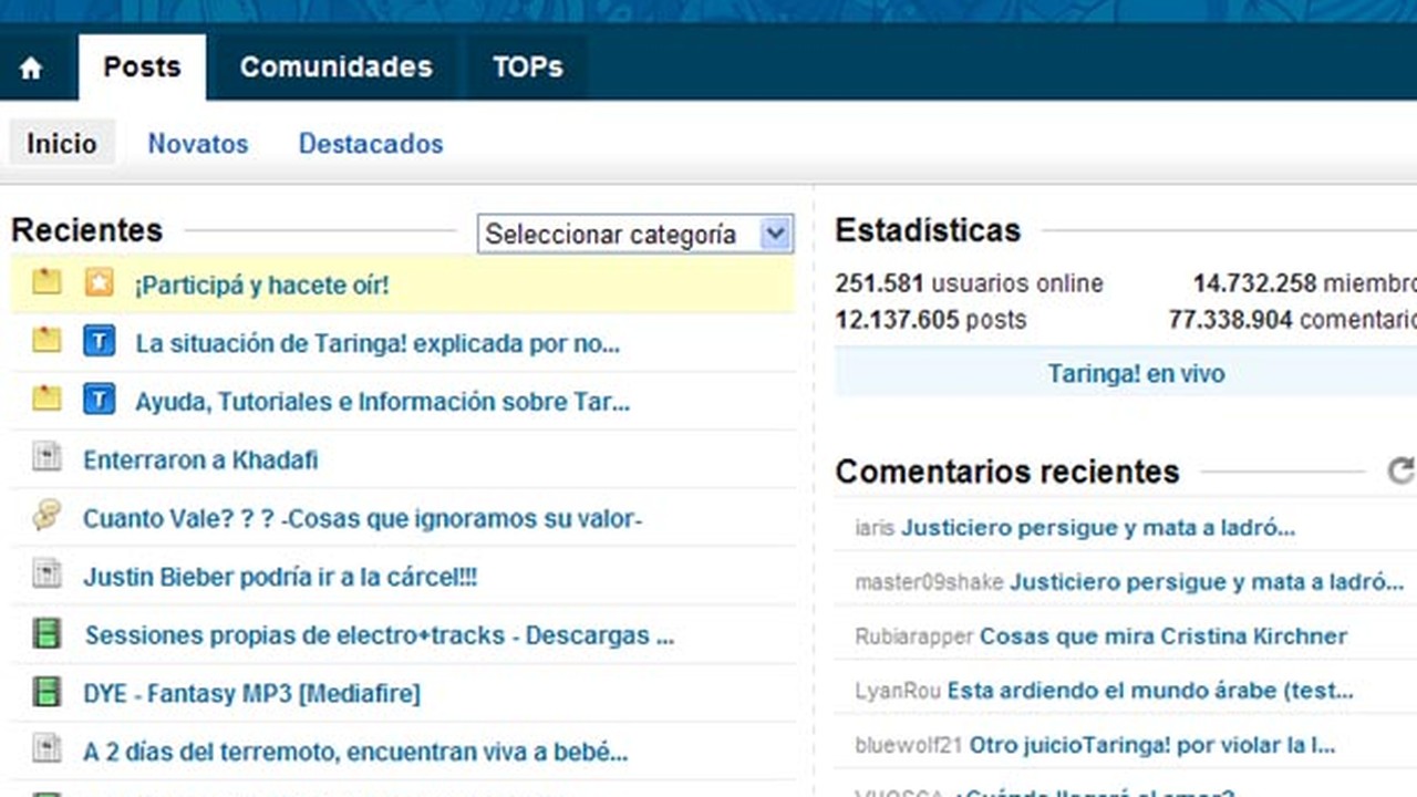 Taringa se defiende: aseguran que no hay "argumentos fuertes" contra ellos