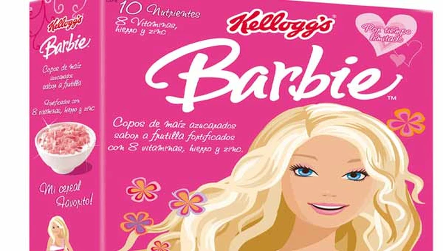 Kellogg’s ahora se asocia a Barbie para lanzar cereales color rosa