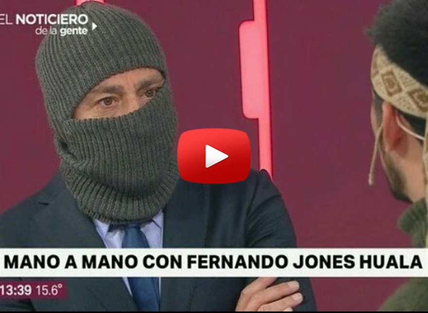¡Saracatunga!: Repetto se encapuchó para entrevistar a un mapuche y lo ...