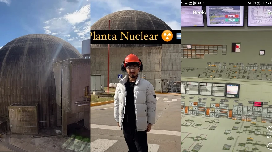 Reveló qué se esconde dentro de la Central Nuclear Atucha