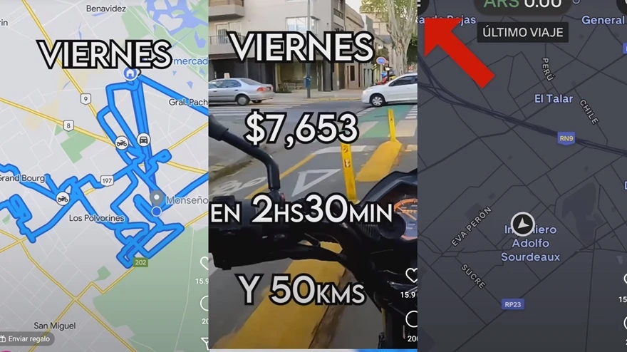 Argentino Mostró Cuánta Plata Gana Como Uber Moto