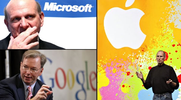 Google, Microsoft y Apple protagonizan el "culebrón" tecnológico del verano