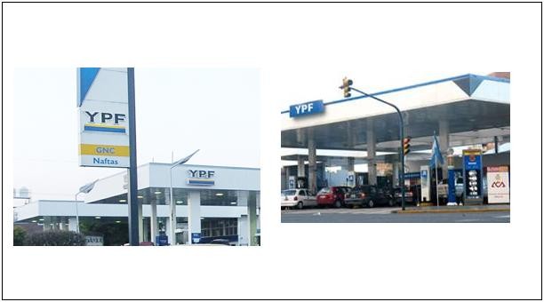 YPF comenzó la aplicación de su nuevo logo en las estaciones de servicio
