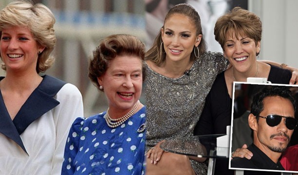 Una suegra de cuidado: conocé las relaciones más tensas en parejas célebres