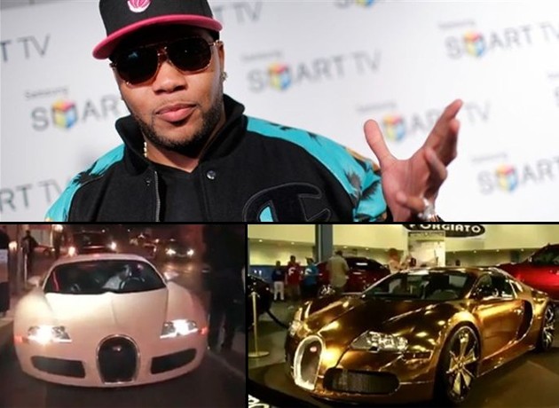 Un famoso rapero baña su Bugatti Veyron en oro de 24 quilates