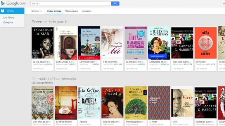 Los libros digitales de Google ya están disponibles en la Argentina