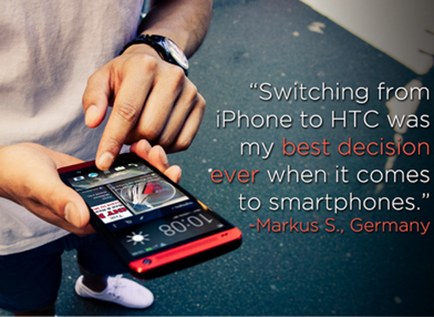 HTC también se burla de los nuevos iPhone C5 y S5 en las redes sociales